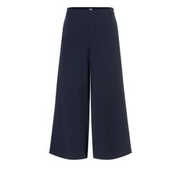 MAC Damen Stretch-Hose "CORALIE cropped", blau, Gr. 38, unifarben, Web, Obermaterial: 91% Polyester, 9% Elasthan, Hosen, Elastischer Bund, bequeme