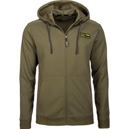 LPO Herren Kapuzensweatshirt "ROBWOOD MEN", gr&uuml;n, Gr. S, 58% Polyester; 42% Baumwolle, Sweatshirts, Modischer Print auf R&uuml;cken