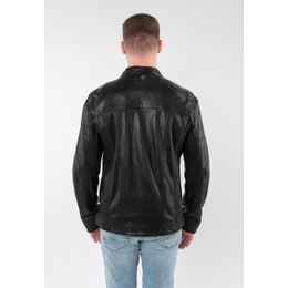 Mauritius Herren Lederjacke "MMRoley", schwarz, Gr. XXXL, unifarben, Obermaterial: 100% Schafsleder. Futter: 100% Baumwolle. &Auml;rmelfutter: 100%