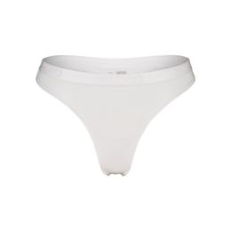 PSD Damen Panty "PSD WHITE SLD MDL TH", Gr. Lwei&szlig;, 47% Modal, 47% Baumwolle, 6% Elasthan, Unterhosen