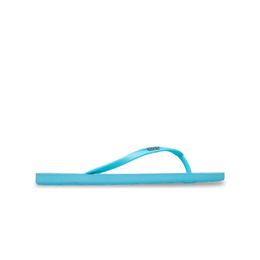 Roxy Damen Sandale "Viva Iridescent", Gr. 11, blau, Obermaterial: 95% Synthetik Tr/ 5% Metall, Futter: 100% Synthetik Tr, Laufsohle: 100%