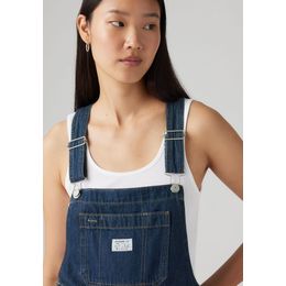 Levi's LEVI'S Damen Overall "XL OVERALL", blau, Gr. L, unifarben, Web, Obermaterial: 100% Baumwolle, Overalls, mit Taschen