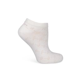JOOP! JOOP Damen Kurzsocken, Gr. 39, wei&szlig;, Obermaterial: 70% Baumwolle, 28% Polyester, 2% Elasthan, Socken