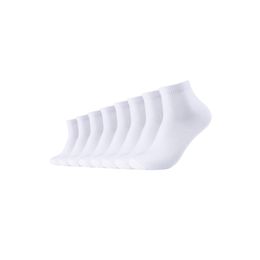 s.Oliver Herren Kurzsocken "Socken 8er Pack", Gr. 35, wei&szlig;, Obermaterial: 62% Baumwolle CO. 36% Polyester PES. 2% Elasthan EL., Socken