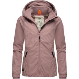 Ragwear Damen Outdoorjacke "Dizzie", lila, Gr. XS, Au&szlig;enmaterial: 100% Polyester; Innenfutter: 100% Polyester, Jacken, Wasserdichte &Uuml;bergangsjacke