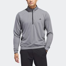 Herren Sweatshirt "LIGHTWEIGHT HALF-ZIP OBERTEIL", grau, Gr. XXL, adidas Performance, Obermaterial: 100% Polyester, Sweatshirts