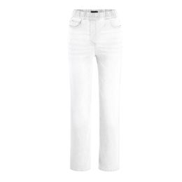 GOLDNER Damen Stretch-Jeans "Bequeme Jeanshose VERA", wei&szlig;, Basic, Gr. 40, Obermaterial: 83% Baumwolle CO. 15% Polyester PES. 2% Elasthan EL., Jeans,