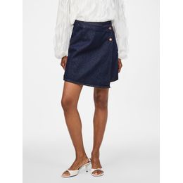 Y.A.S Damen Jeansrock "YASLISANA HMW SHORT DENIM SKIRT S. NOOS"dunkelblau denim, Gr. 38, unifarben, Denim/Jeans, Obermaterial: 100% Baumwolle, R&ouml;cke