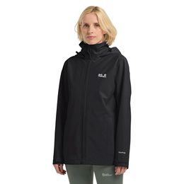 Jack Wolfskin Damen Funktionsjacke "TRAILTIME 2L JKT W", schwarz, Gr. L, Obermaterial: 100% POLYESTER. Futter: 100% POLYESTER, Jacken,