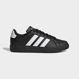 Herren Sneaker "STREETTALK", adidas Sportswear, Gr. 45, schwarz-wei&szlig;, Synthetik, Schuhe, inspiriert vom Design des adidas Superstar