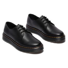 Dr. Martens Herren Schn&uuml;rschuh "BROOKLINE LO LEDER SCHUHE", Gr. 44, schwarz, Leder, Schuhe, Freizeitschuh, Halbschuh, mit Luftkammern Laufsohle