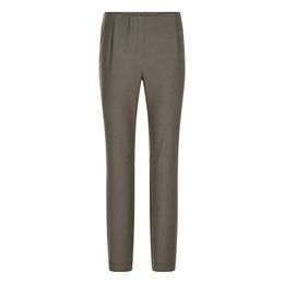 GOLDNER Damen Chinohose "Jerseyhose mit Schlupfbund", gr&uuml;n, Gr. 40, Obermaterial: 78% Baumwolle CO. 18% Polyester PES. 4% Elasthan EL., Hosen,