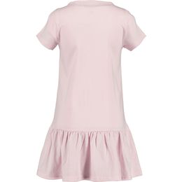 Blue Seven M&auml;dchen Jerseykleid, rosa, Gr. 98, bedruckt, unifarben, Jersey, Obermaterial: 100% Baumwolle, Kleider, mit hochwertigem Frontmotiv im
