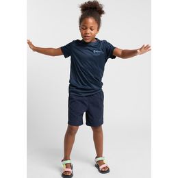 Jack Wolfskin Jungen Shorts "DESERT SHORTS K", blau, Gr. 116, OBERSTOFF: 95% POLYAMID, 5% ELASTHAN; Futter: 100% POLYESTER, Hosen