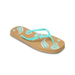 Roxy Damen Sandale "Arizona Dreams", Gr. 10olivgr&uuml;n, Obermaterial: 98% Tr/ 2% Metallnieten, Futter: 100% Synthetik, Laufsohle: 100% Eva., Schuhe