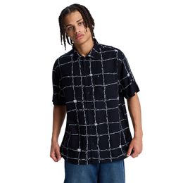 DC Shoes Herren Kurzarmhemd "Wired Resort"schwarz, Gr. L, Obermaterial: 100% Viskose;, Hemden