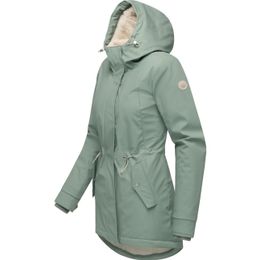 Ragwear Damen Funktionsjacke "Monadis Rainy Warm", gr&uuml;n, Gr. L, Obermaterial: 100% Polyester. Innenfutter: 100% Polyester. Wattierung: 100%