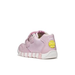 Geox M&auml;dchen Klettschuh "B IUPIDOO GIRL", Gr. 24rosa, Lederimitat, Textil, Schuhe, Halbschuh, Sneaker mit Tweety Motiv, Gr&ouml;&szlig;enschablone zum Download