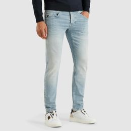 PME-Legend PME LEGEND Herren Tapered-fit-Jeans "Jeans Carior PTR450", blau, Gr. 29, unifarben, Denim/Jeans, Obermaterial: 98% Baumwolle, 2% Elasthan, Jeans, im