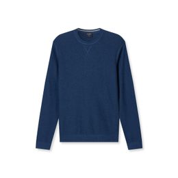 OLYMP Herren Strickpullover "OLYMP Casual Strick"blau, Gr. XL, 100% Baumwolle, Pullover