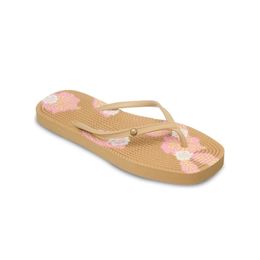 Roxy Damen Sandale "Arizona Dreams", Gr. 9wei&szlig;, soft lime, pink, Obermaterial: 98% Tr/ 2% Metallnieten, Futter: 100% Synthetik, Laufsohle: 100% Eva.,