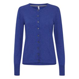 Pulz Jeans Strickjacke 'SARA' Damen Gr&ouml;&szlig;e XL blau