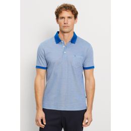 OLYMP Herren Poloshirt "OLYMP Casual Wirk", blau, Gr. XL, 100% Baumwolle, Shirts