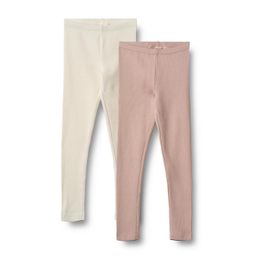 Wheat M&auml;dchen Leggings "Wheat 2 Leggings Jules"rose powder, Gr. 116, unifarben, 95% Baumwolle (Bio), 5% Elasthan, Hosen