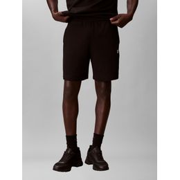 Herren Sweatshorts, schwarz, Gr. XXL, Calvin Klein Jeans, unifarben, Sweatware, Obermaterial: 100% Baumwolle, Hosen, Regular Fit, Logo-Badge,
