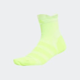 Damen Funktionssocken "RUNxADIZEROSock", adidas Performance, Gr. Mwei&szlig;, lucid lemon, lucid lemon, Obermaterial: 78% Polyamid, 17% Polyester, 5%