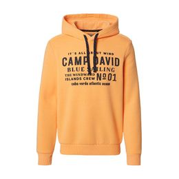CAMP DAVID Sweatshirt Herren Gr&ouml;&szlig;e XXXL dunkelblau / orange