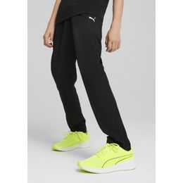 Puma Jungen Trainingshose "TAD ESS WOVEN TAPERED PANTS B", schwarz, Gr. 140, unifarben, Twill, Obermaterial: 100% Polyester, Hosen, f&uuml;r Jugendliche,
