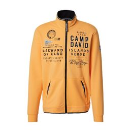 CAMP DAVID Sweatjacke Herren Gr&ouml;&szlig;e XXXL navy / orange / schwarz