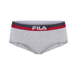 Fila Damen Slip, Gr. XS, bunt, Graumeliert (Obermaterial): 67% Baumwolle, 28% Polyester, 5% Elasthan. Obermaterial: 95% Baumwolle, 5% Elasthan,