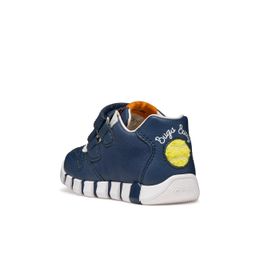 Geox Kinder Klettschuh "B IUPIDOO BOY", Gr. 24blau, Lederimitat, Textil, Schuhe, Freizeitschuh mit Bugs Bunny Motiv, Gr&ouml;&szlig;enschablone zum Download