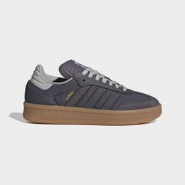 Herren Sneaker "SAMBA XLG", adidas originals, Gr. 43, grau, Leder, Textil, Schuhe
