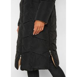 bonprix Damen Steppmantel, schwarz, Gr. 46, unifarben, Steppware, Obermaterial: 100% Polyester. F&uuml;llung: 100% Polyester. &Auml;rmelfutter: 100% Polyester,