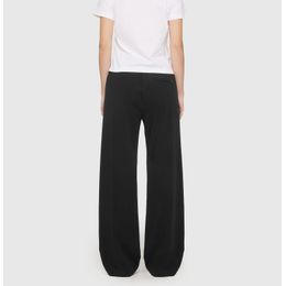 MAC Damen Stretch-Hose "CHRISTY"schwarz, Gr. 46, Web, Obermaterial: 91% Polyester, 9% Elasthan, Hosen, mit hoher Leibh&ouml;he und weiter Beinform