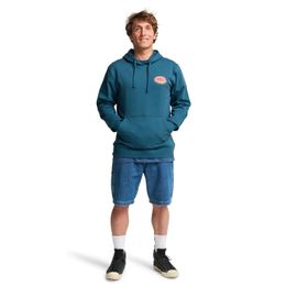 Billabong Herren Hoodie "Foundation", blau, Gr. M, Obermaterial: 55% Baumwolle, 25% Baumwolle, 20% Polyester., Sweatshirts