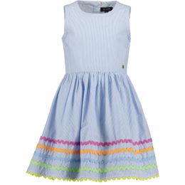Blue Seven M&auml;dchen Sommerkleid "Kleid", blau, Gr. 128, 100% Baumwolle, Kleider