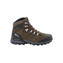 Jack Wolfskin Herren Hikingschuh "REFUGIO TEXAPORE MID M", Gr. 9, braun, Main Material Second Material 100% Polyamide Lining Sole 100% Rubber/ EVA,