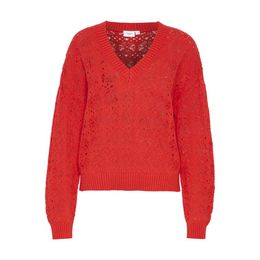 Saint Tropez Pullover 'Juna' Damen Gr&ouml;&szlig;e XL feuerrot