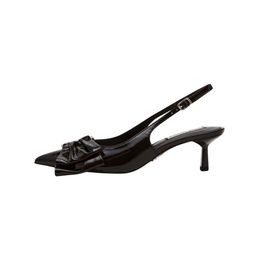 Steve Madden Damen Slingpumps "Steve Madden Pumps Lederimitat", Gr. 37, schwarz, Lederimitat, Schuhe