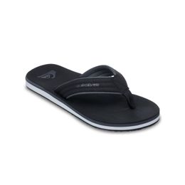 Quiksilver Herren Sandale "Carver Nubuck", Gr. 12, schwarz, Obermaterial: 95% Synthetik + 5% Polyester/Futter: 100% Textil/Laufsohle: 100% TPR.,