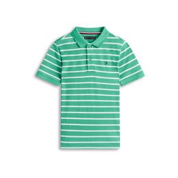 Tommy Hilfiger Poloshirt 'Essential' Jungen Gr&ouml;&szlig;e 110 smaragd / wei&szlig;