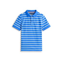 Tommy Hilfiger Poloshirt 'Essential' Jungen Gr&ouml;&szlig;e 98 blau / wei&szlig;