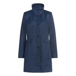 Gil Bret Damen Sommerjacke "Damen mit Stehkragen", blau, Gr. 46, Web, Obermaterial: 58% Baumwolle, 42% Polyester. Futter: 100% Polyester, Jacken