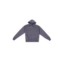 DROPSIZE Herren Kapuzensweatshirt "Dropsize HEAVY OVERSIZE EAGLE HOODIE"steel grau, Gr. XS, bedruckt, 70% Baumwolle, 30% Polyester, Sweatshirts