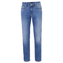 Fynch-Hatton Herren Tapered-fit-Jeanslight blau, Gr. 33, Denim/Jeans, Obermaterial: 94% Baumwolle, 5% Elastomultiester, 1% Elasthan, Jeans, Regular