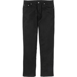 bonprix Herren Stretch-Hose "Classic Fit Stretch-Hose, Straight", schwarz, Gr. 27, Obermaterial: 98% Baumwolle, 2% Elasthan, Hosen,